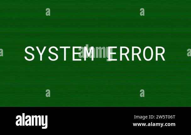 Glitch Text Animation. Digital pixel noise vhs effect with pop-up text ...