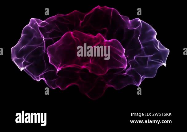 Abstract Beautiful Patterns Waving Background Loop/ 4k animation of an ...