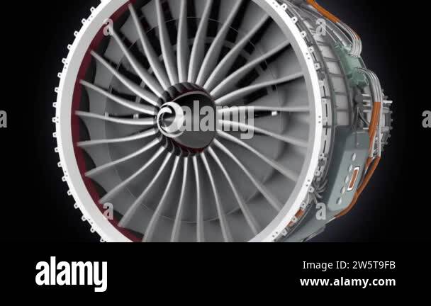Detail turbofan jet engine Stock Videos & Footage - HD and 4K Video ...