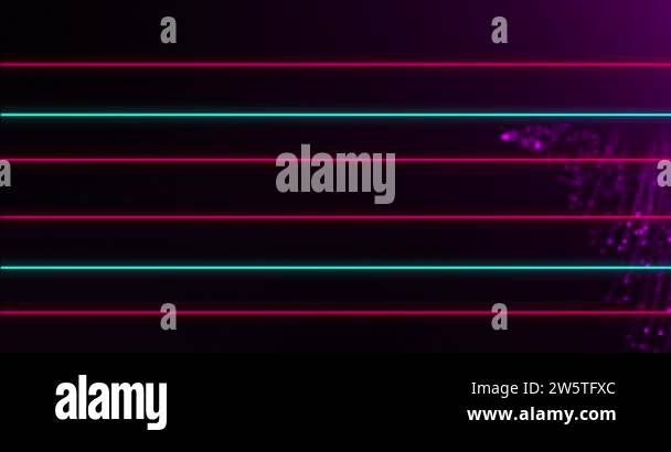 Animation of flickering pink and green lines over rolling explosion of ...