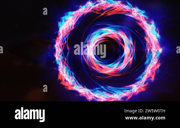 energy colors waves a stream of luminous particles, a cycle of a stream of luminous particles ...