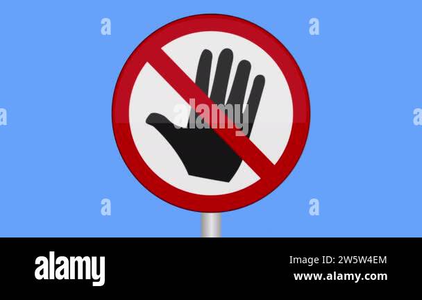 Avoid symbol Stock Videos & Footage - HD and 4K Video Clips - Alamy