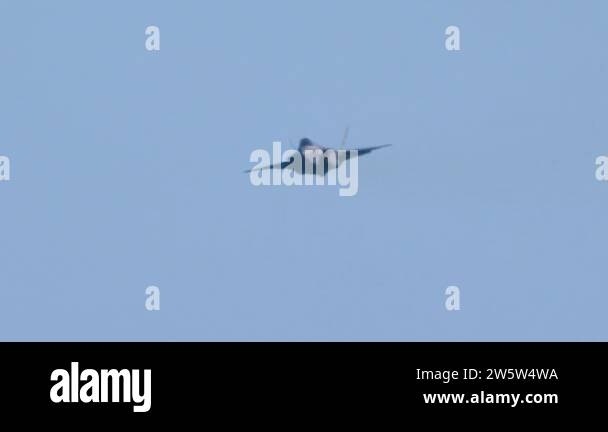 Lockheed Martin F-35 Lightning II close-up during a low pass Stock ...
