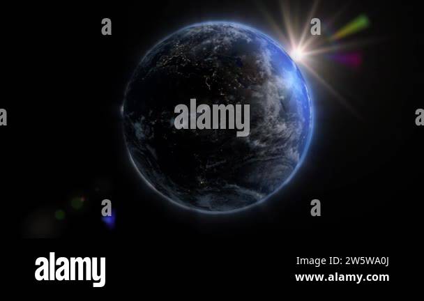 Planet earth sun behind Stock Videos & Footage - HD and 4K Video Clips ...
