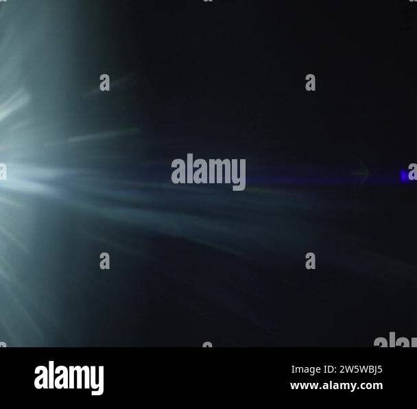 Techy blue optical lens flares transition that is a seamless loop with ...
