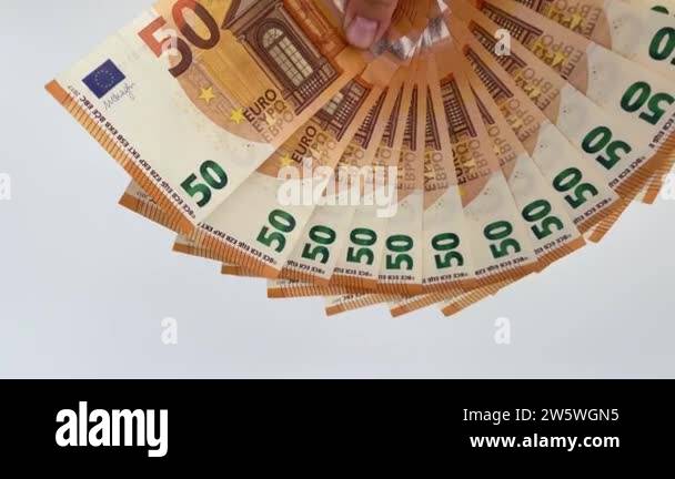 Hand holding 50 euro banknote Stock Videos & Footage - HD and 4K Video ...