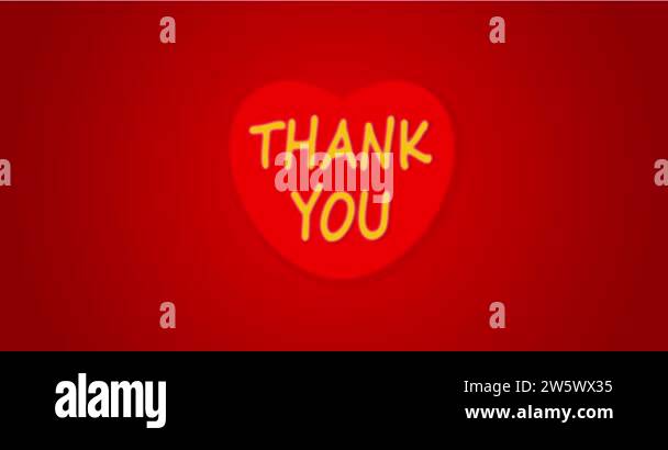 Motion Animation Thank you for donating text asking for charity. Simple ...
