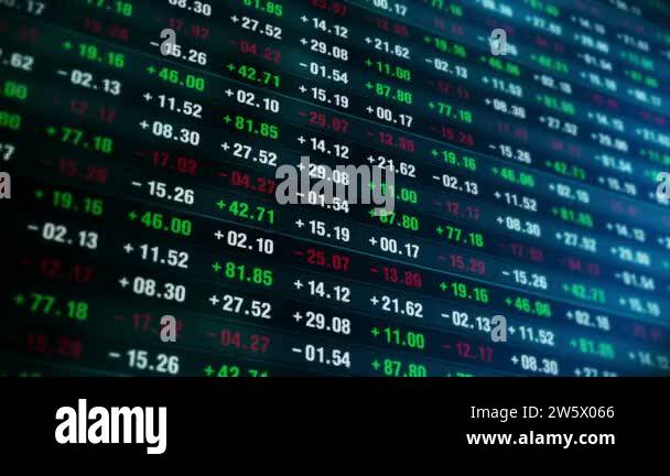Financial stock market numbers. Business success and growth concept ...