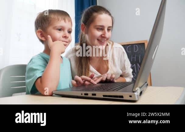 Mother child pc keyboard Stock Videos & Footage - HD and 4K Video Clips ...