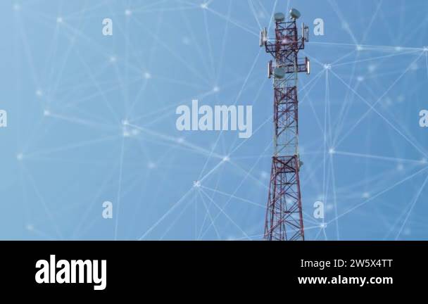 Concept communication Cellular Cellphone relay tower ...