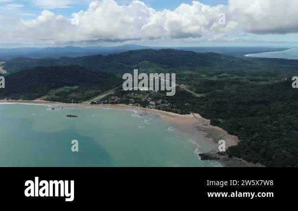 The Telok / Teluk Melano Coastline and Beach at the most southern tip ...