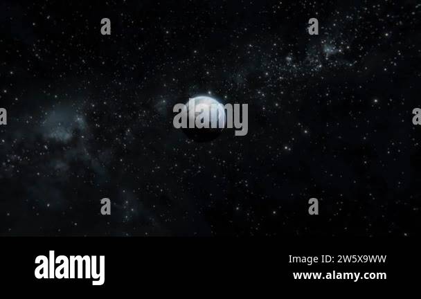 Dynamic tracking in Earth planet from space flying on orbit over stars ...