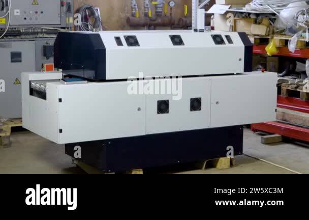 Surface mount technology assembly line also called SMT line for ...