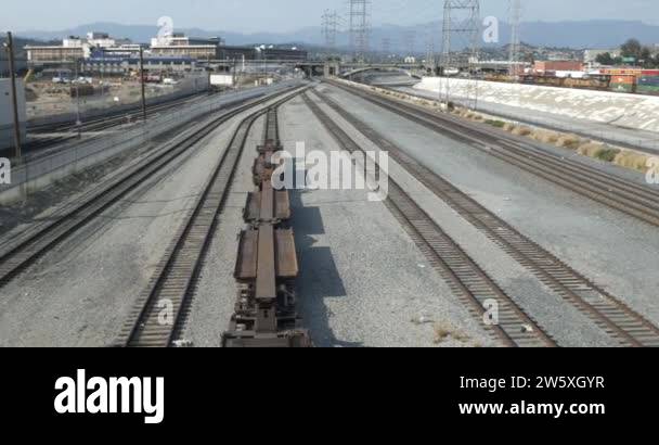 Los angeles railroad yard tracks Stock Videos & Footage - HD and 4K ...