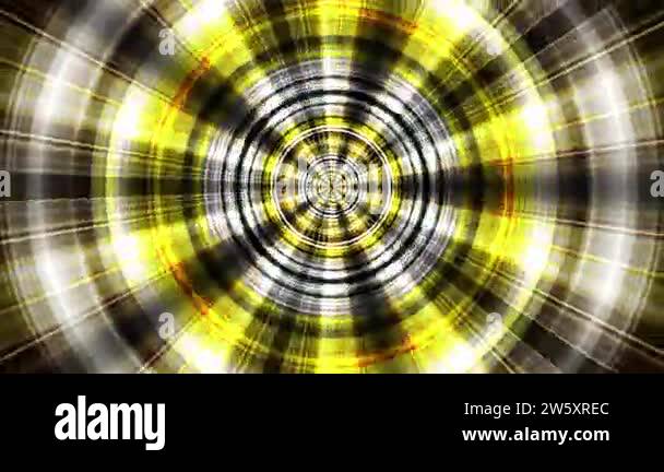 Radial circular abstract multicolored background. 4K Vortex light move ...