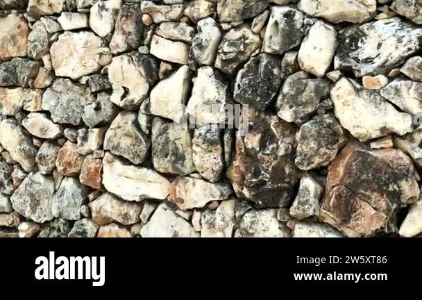 Stone boundary wall background Stock Videos & Footage - HD and 4K Video ...