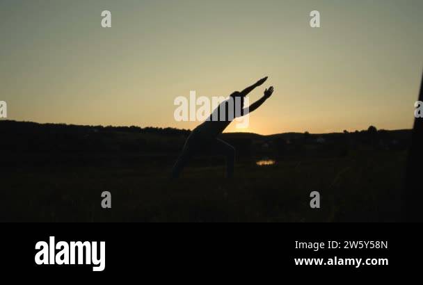 Silhouette man bending down Stock Videos & Footage - HD and 4K Video ...