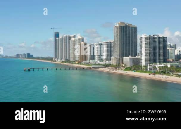 Miami beach skyline scenic Stock Videos & Footage - HD and 4K Video ...
