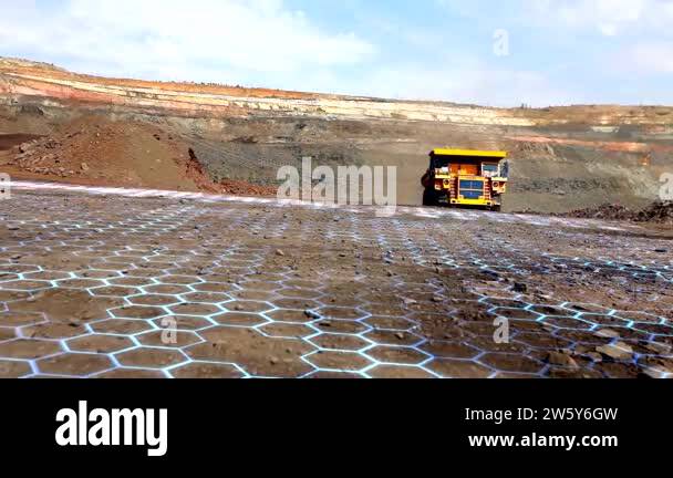 Artificial intelligence road scanning. Visualization of the work of ...