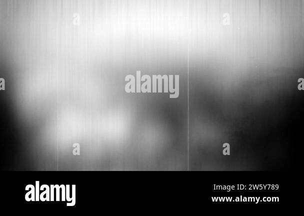 Video recording of a retro TV screen. Interference and light flickering ...