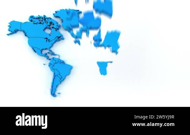 Extruded world map countries Stock Videos & Footage - HD and 4K Video ...