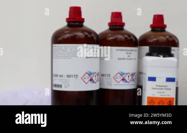 ethyl alcohol, a chemical used in laboratories and flammable Stock ...