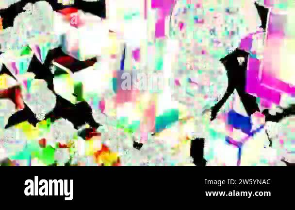 Motion footage background with colorful elements. Background rotates ...