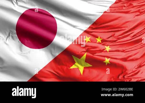China japan flag Stock Videos & Footage - HD and 4K Video Clips - Alamy