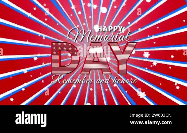 4K usa flag colors motion graphic design video animation Background ...