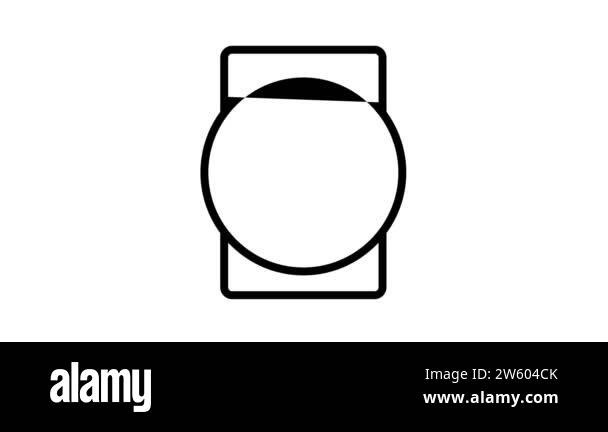 electric meter line icon animation Stock Video Footage - Alamy