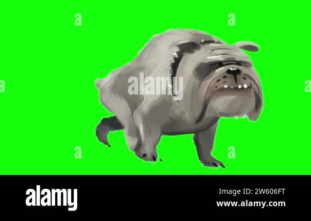 Dog Walk cycle animation. Clip in high resolution Stock Video Footage ...