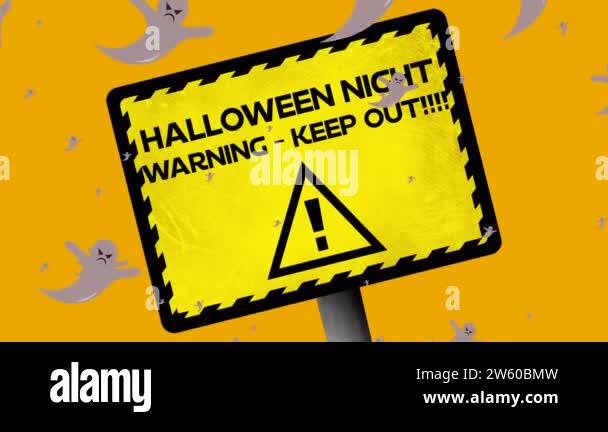 Ghost warning sign Stock Videos & Footage - HD and 4K Video Clips - Alamy