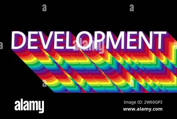 Development sign with rainbow Stock Videos & Footage - HD and 4K Video ...