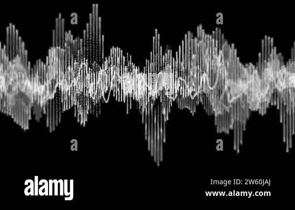 Digital Audio Spectrum Graphic Equalizer Background Loop/ 4k animation ...