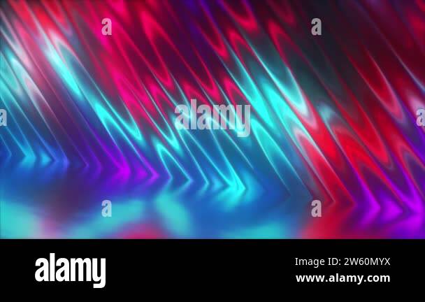 Abstract 3d render holographic oil surface background, foil wavy ...