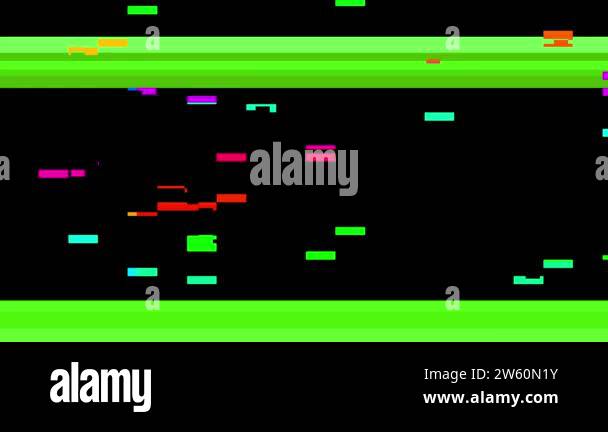 Glitch effect. Digital pixel color noise glitch effect. The problems of ...