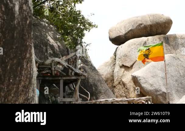 Relaxing jamaican cannabis rasta marijuana reggae bar on the tropical ...