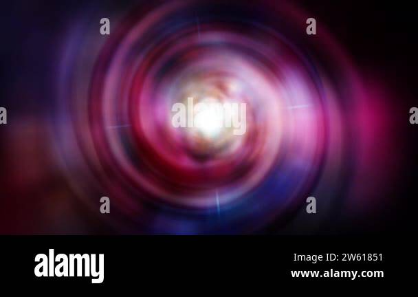 Abstract illusion motion graphic loop of gold flare light and pink ...