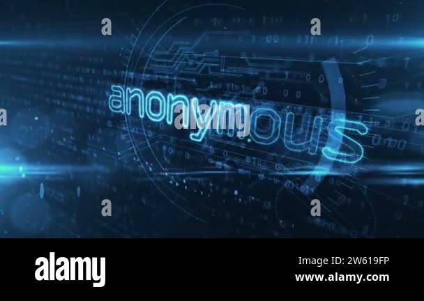 Anonymous concept, cyber crime, darknet, identity, computer hacking and ...