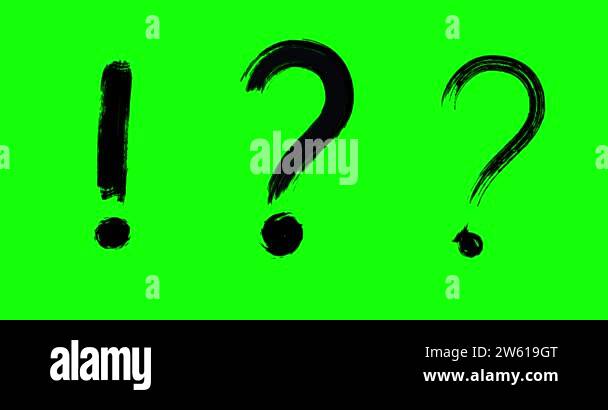 Exclamation question marks Stock Videos & Footage - HD and 4K Video ...