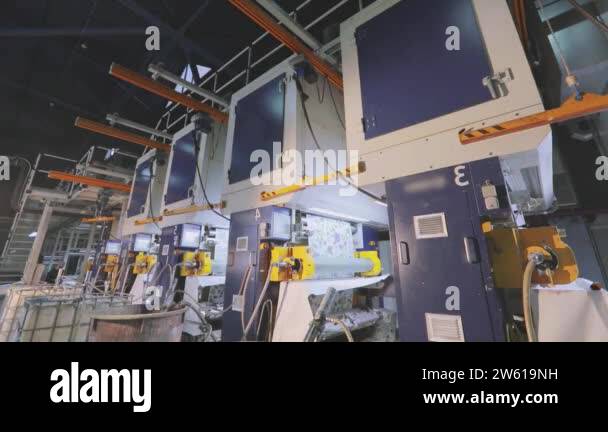 Conveyor line of wallpaper production, wallpaper production plant ...