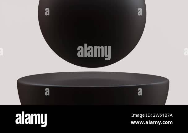 Motion Graphics Design Looped Footage. 3D Rendered Abstract Video with ...