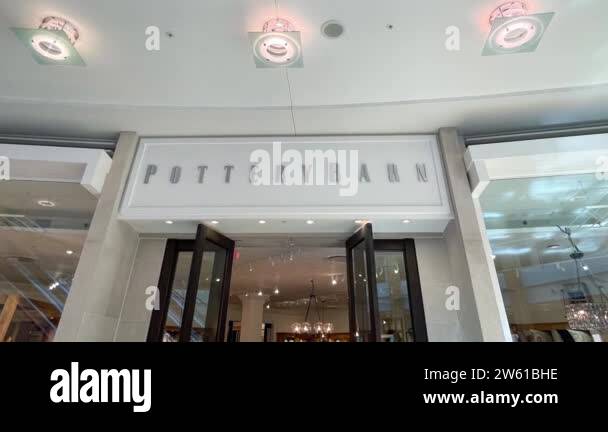 Orlando, FL USA - September 9, 2021: Zooming in on the PotteryBarn ...