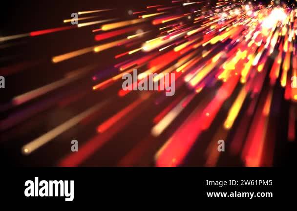 Abstract Colorful Light Streaks Animated Flow Seamless Loop 4K ...