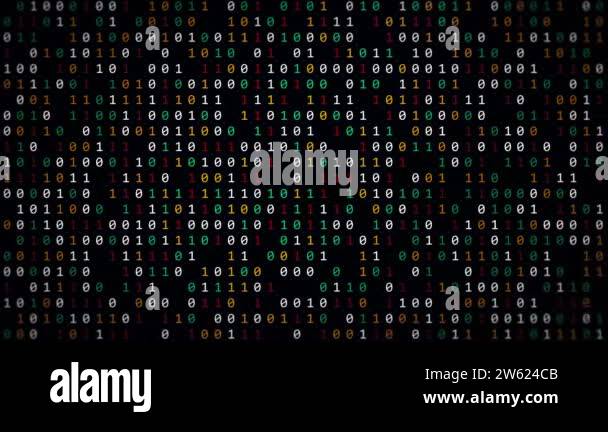 Background based on binary code technology. Protecting digital data ...