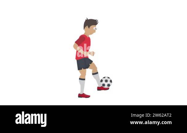 Footballer cartoon Stock Videos & Footage - HD and 4K Video Clips - Alamy