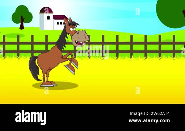 Power stallion in cartoon Stock Videos & Footage - HD and 4K Video ...