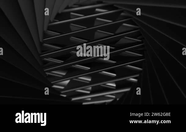 Pattern with rotating metal patterns. Motion. Animation inside ...