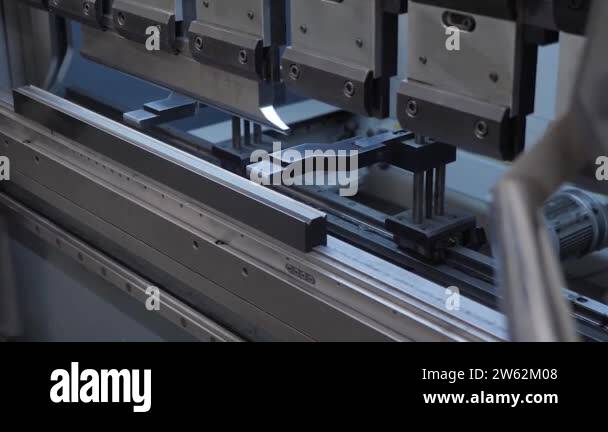 Industrial press forms metal part Stock Videos & Footage - HD and 4K ...