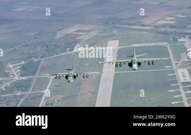 Rare air to air video of combat fighter jets aircrafts in flight over ...